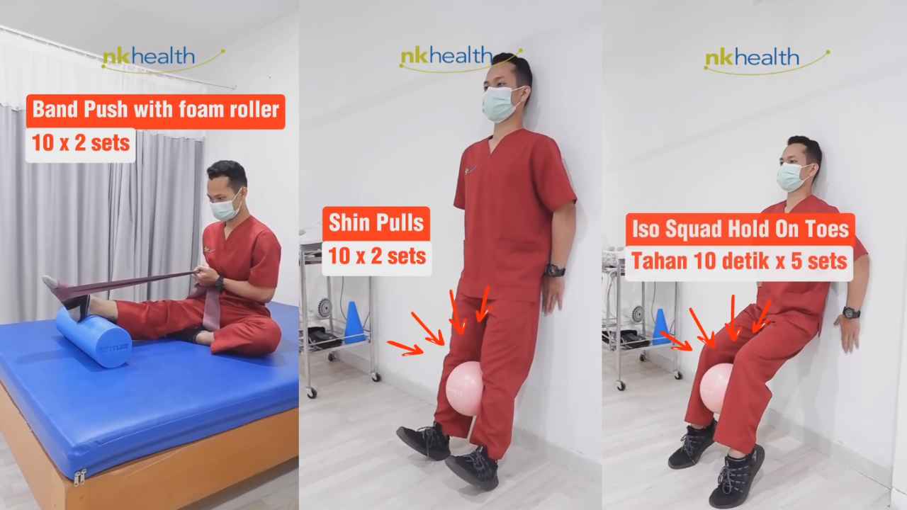 3 Latihan Cedera Shin Splints